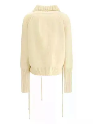 Ermanno Scervino Lace-up Sweater