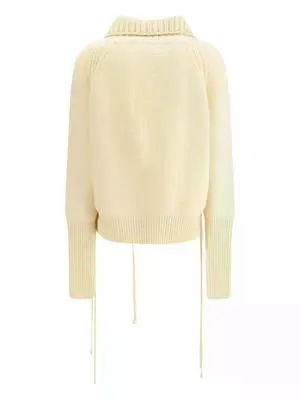 Ermanno Scervino Lace-up Sweater