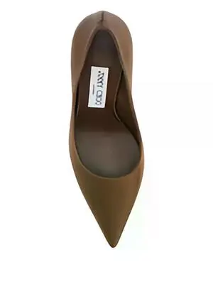 JIMMY CHOO 85mm Love Pointed Pumps - Brown