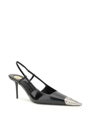 Saint Laurent 75mm Pointed-toe Slingback Pumps