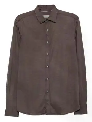 Canali Long-sleeve Wool Shirt
