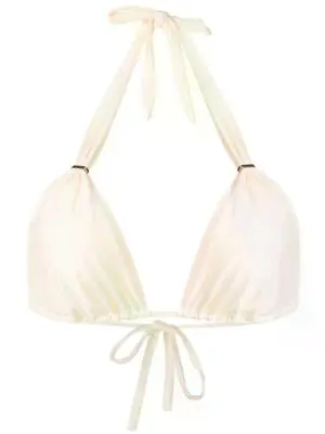 LENNY NIEMEYER Halterneck Bikini Top - White