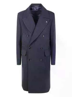 Tagliatore Long-sleeved Double-breasted Coat