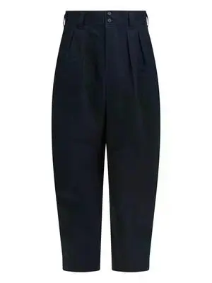 Comme Des Garçons Button-fastening Cotton Trousers