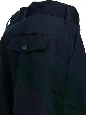 Comme Des Garçons Button-fastening Cotton Trousers