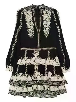 Alice + Olivia Valencia Floral Mini Dress