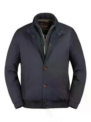 MOORER Janos-pum Button Zip Jacket