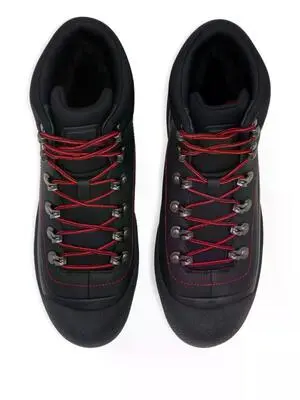 Bally Lace-up Topstitched Boots