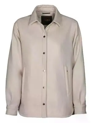 MOORER Kinsale-ls9 Shirt Jacket - Neutrals