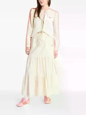 Adidas Three-stripe Tiered Midi Skirt