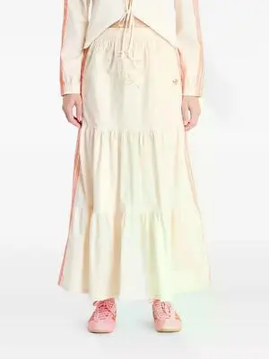 Adidas Three-stripe Tiered Midi Skirt