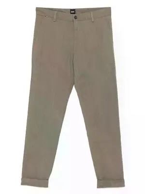 BOSS Cuffed Trousers - Brown