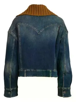 DONDUP Denim Jacket With Contrast Collar