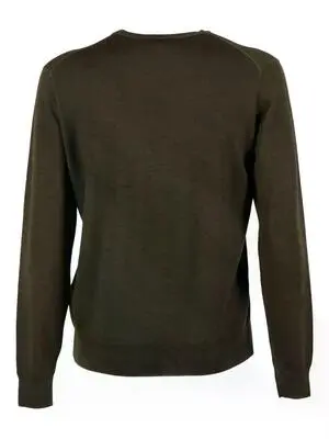 FILIPPO DE LAURENTIIS Long-sleeve Crew-neck Sweater - Green