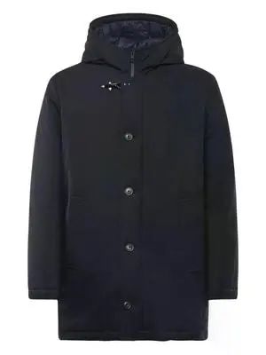 FAY Buttoned Hooded Jacket