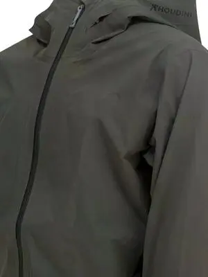 HOUDINI SPORTSWEAR Hooded Zip-fastening Raincoat