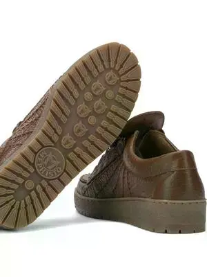 MUSTO Textured Lace-up Sneakers