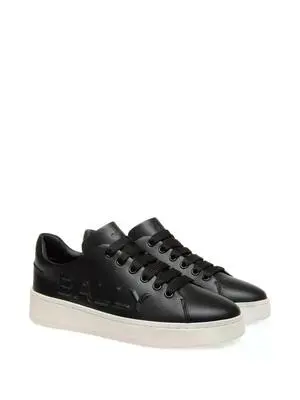 Bally Embossed-logo Leather Sneakers