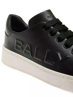 Bally Embossed-logo Leather Sneakers