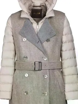 MOORER Harna-dga Hooded Check Jacket