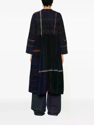 INJIRI Striped Pattern Coat