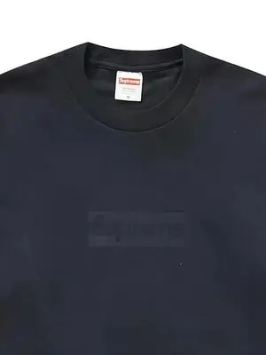 Supreme Logo-detail Cotton T-shirt - Blue