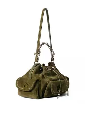 Off-White Suede Bucket Bag
