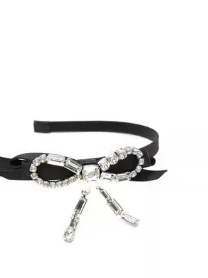 JIMMY CHOO Crystal Bow Headband