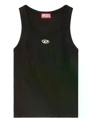 DIESEL® Oval D-logo Ribbed Tank Top