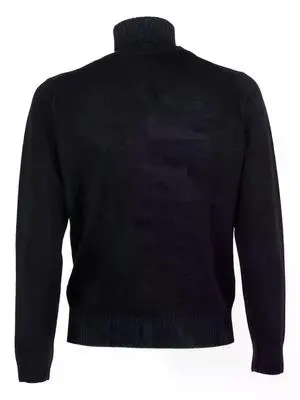 FILIPPO DE LAURENTIIS Turtleneck Ribbed Knit Sweater