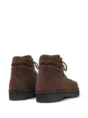 Diemme Felt Lace-up Boots
