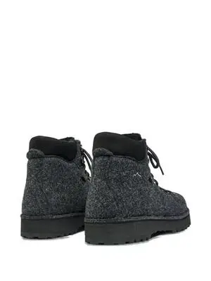 Diemme Felt Lace-up Boots