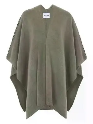 KUJTEN Embellished V-neck Cape