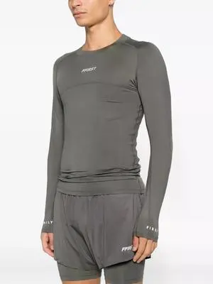 FAMILY FIRST Long-sleeve Performance Top - Grey