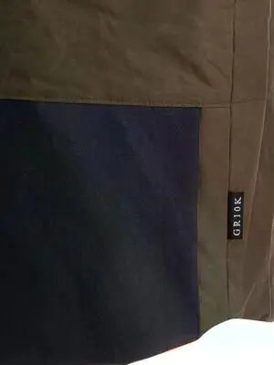GR10K Zip Colour-block Jacket - Brown