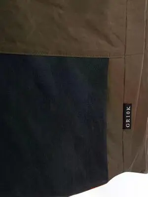 GR10K Zip Colour-block Jacket - Brown