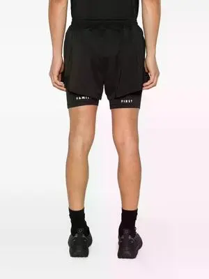 FAMILY FIRST Logo-print Performance Shorts