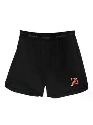 FAMILY FIRST Logo-print Performance Shorts