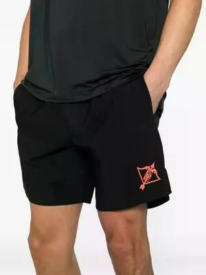 FAMILY FIRST Logo-print Performance Shorts