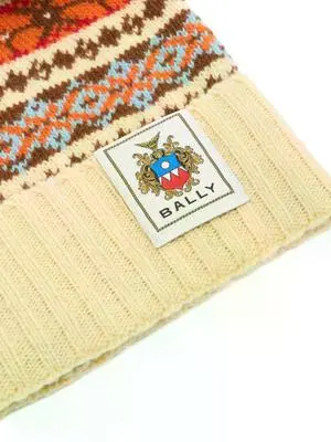 Bally Logo-patch Beanie