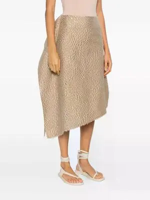 NICCOLO PASQUALETTI Collage Asymmetric Midi Skirt