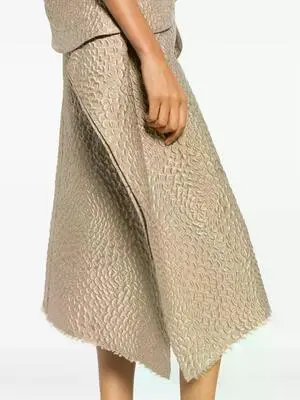NICCOLO PASQUALETTI Collage Asymmetric Midi Skirt