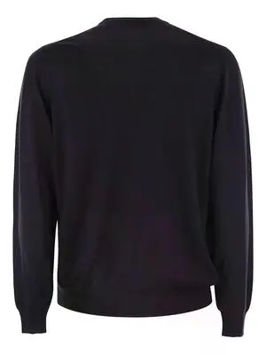 Fedeli Argentina Crew-neck Sweater - Blue