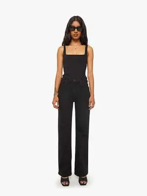 MOTHER Petites The Lil Kick It Jeans - Black