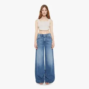 MOTHER The Ditcher Roller Zip Sneak Remember When Jeans