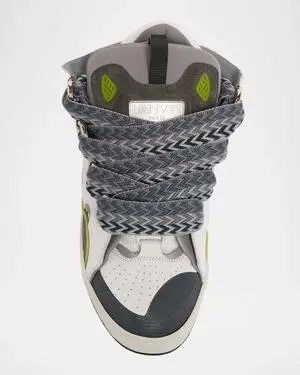 LANVIN Lanvin Curb Leather Sneakers Natural