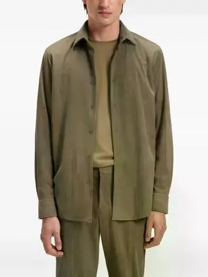 BOSS Ribbed Long-sleeve Shirt