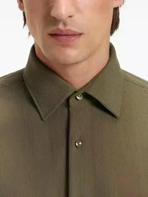 BOSS Ribbed Long-sleeve Shirt