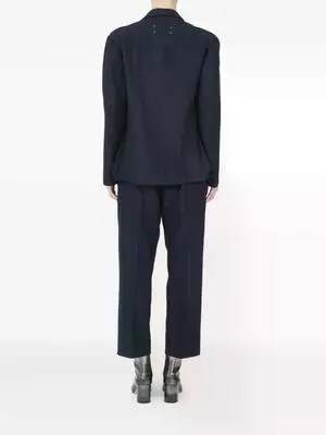 MAISON MARGIELA Striped Double-breasted Blazer