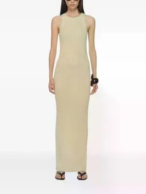 TOTEME Ribbed Sleeveless Maxi Dress - Neutrals